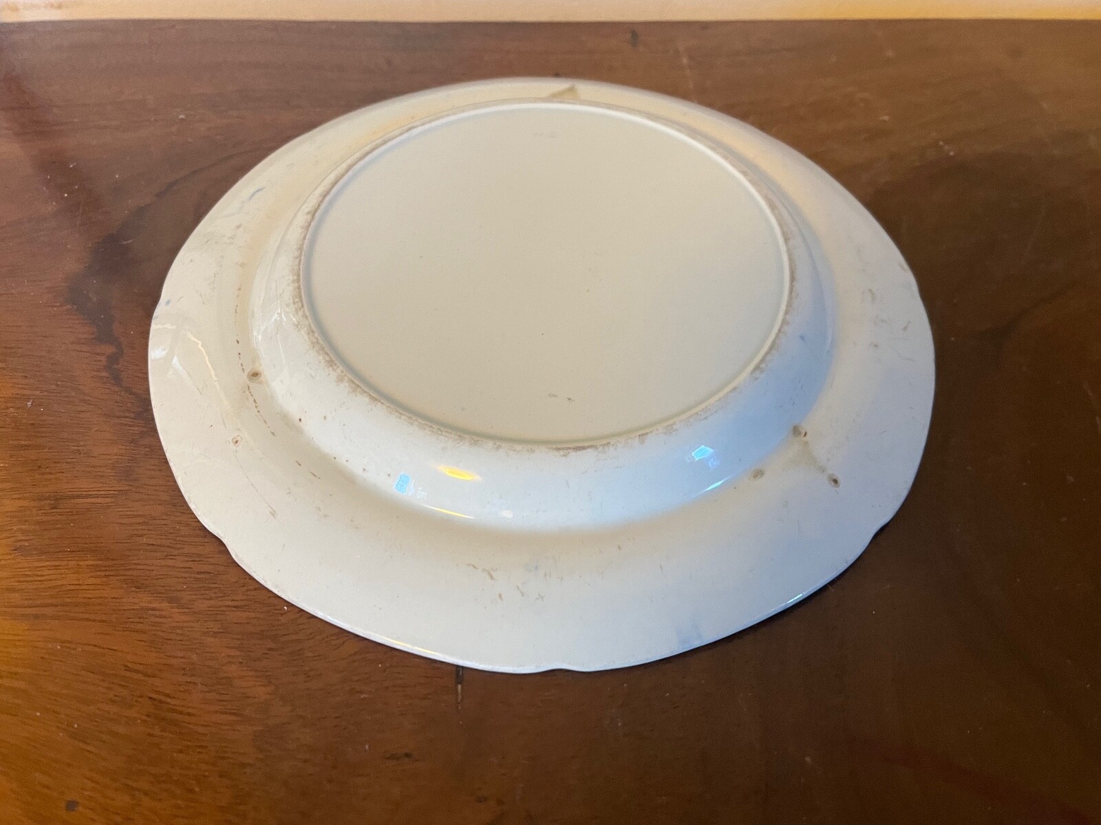 Antique Early 19th c. English Staffordshire Pearlware Plate Blue ...