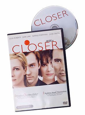 Closer (DVD, 2005) Natalie Portman, Jude Law, Clive Owen 43396048478| eBay