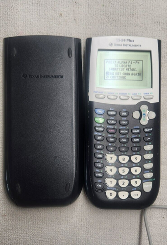 Texas Instruments TI-84 Plus Graphing Calculator Black Cover and ...