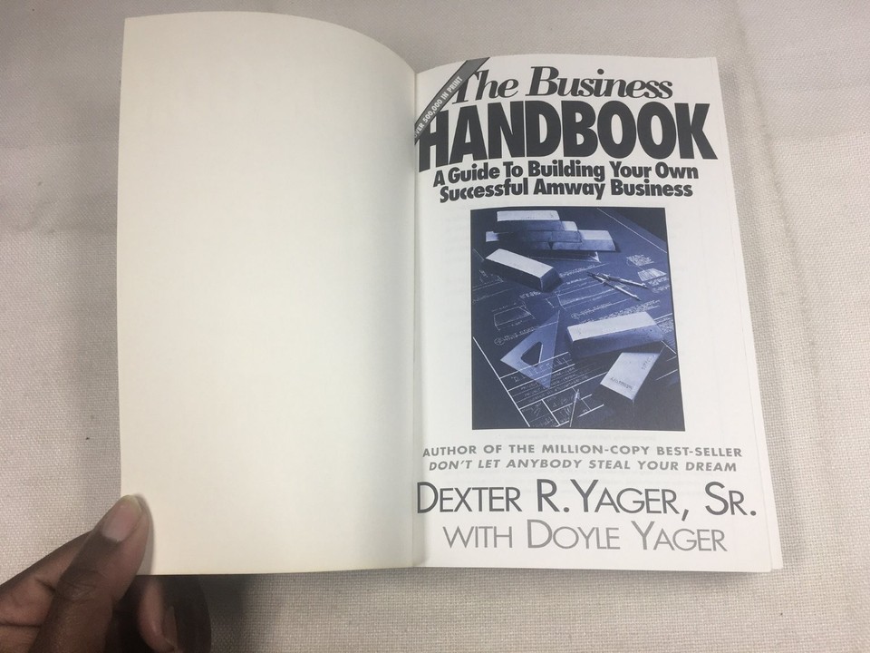 The Business Handbook Dexter Yager 1993 Amway Business Guide Network ...