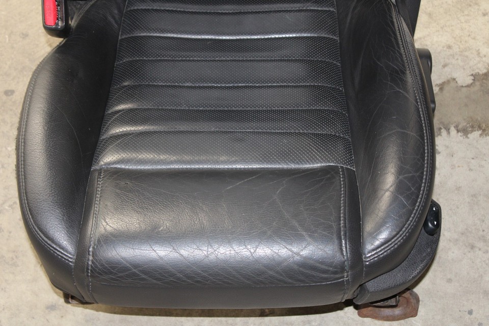 2007-2009 Ford Mustang GT500 Front / Rear Black Leather Seat Set OEM ...