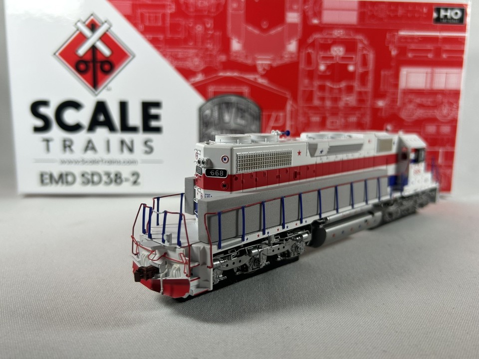HO ScaleTrains DCC Sound EJ&E Bicentennial SD38-2 #668 Brand New | eBay