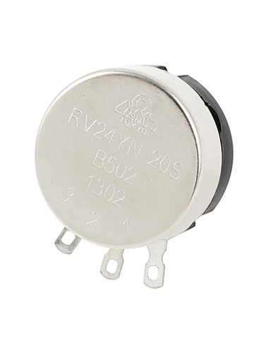 RV24YN 20S B502 5K Ohm Carbon Composition Rotary Taper Potentiometer ...