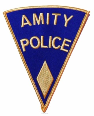 Jaws Amity Police Yellow Diamond Embroidered Patch | eBay