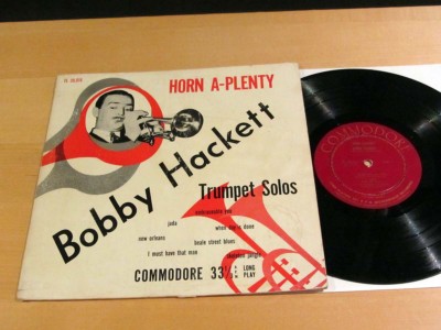 10"LP BOBBY HACKETT Horn A-Plenty COMMODORE FL-20, 016 | eBay