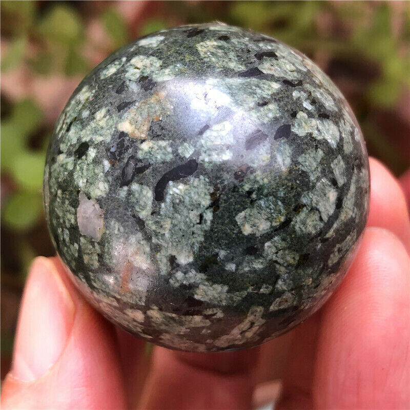Rare NATURAL Green grass stone Sphere Ball healing (108g) Y2 | eBay