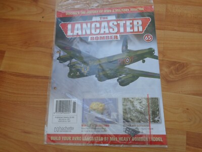 1/32 HACHETTE BUILD YOUR OWN THE LANCASTER BOMBER MODEL PLANE ISSUE 65 ...