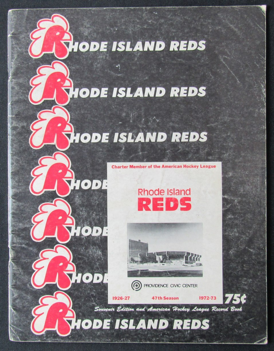 1972-73 Rhode Island Reds Hockey Program 176706 | eBay