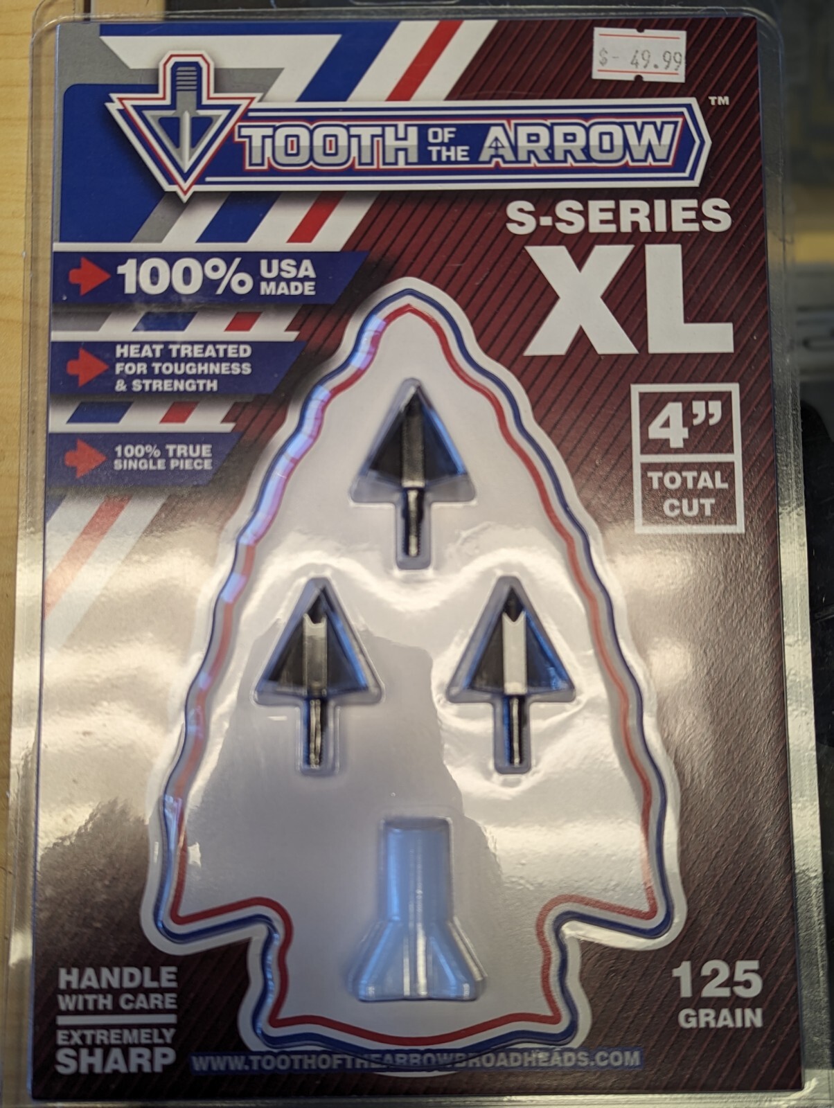 Tooth of the Arrow - 1 3/16" S Series Broadheads - 125 Grain - 3PK | eBay