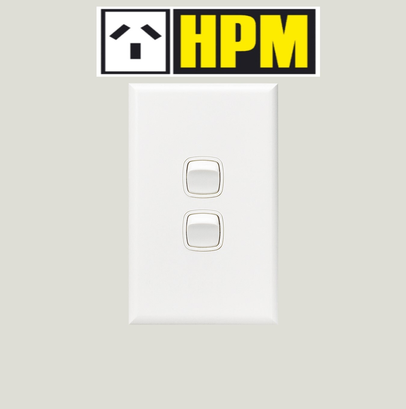 X 10 HPM Excel 2 Gang Light Switch | XL770/2WE | eBay