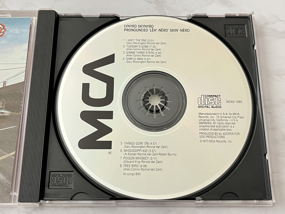 Lynyrd Skynyrd Pronounced Leh-nerd Skin-nerd CD JAPAN MATRIX *MCAD-1685 ...