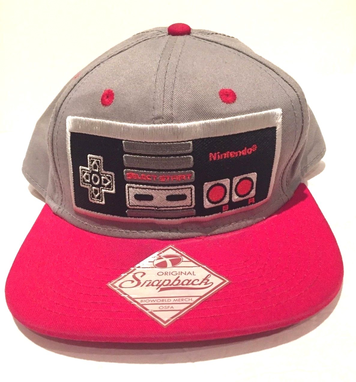 Nintendo Super Mario Bros Game Controller Snapback Ha… - Gem