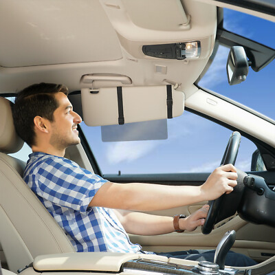 Visor Extender with One See Through Piece Downward,Travel Car Visor Sun ...