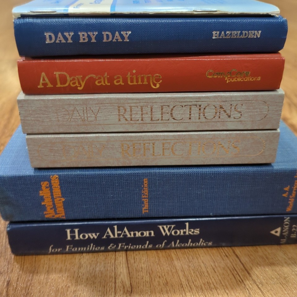 Lot Of 7 Alcoholics Anonymous Books Paperback Hardcover Mix AA | eBay