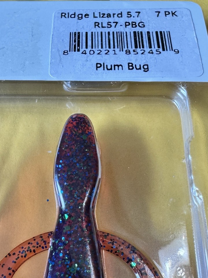 “All New” 6th Sense Ridge Lizard 5.7 Swim Bait Plum Bug | eBay