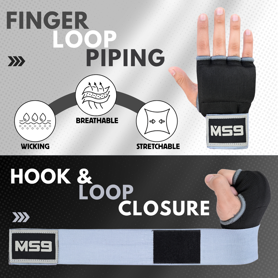 Kids Inner Boxing Gloves Wraps Inner Hand Wraps Gloves Gel Padded ...