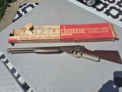 1960 Daisy Cheyenne TV Western Series Ricochet Sound Saddle Pop Toy Gun ...