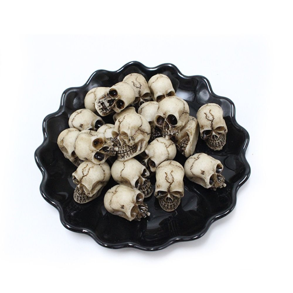20 PCS Mini Skulls Decor Skeleton Head Small Skulls Flowerpot ...