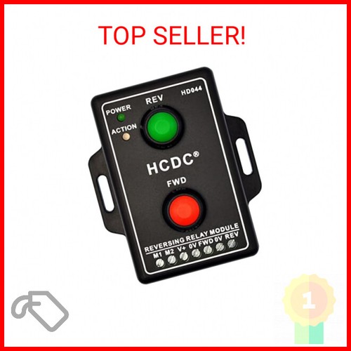 DC24V 10Amp Forward and Reverse Relay Module for Motor/Linear Actuator ...