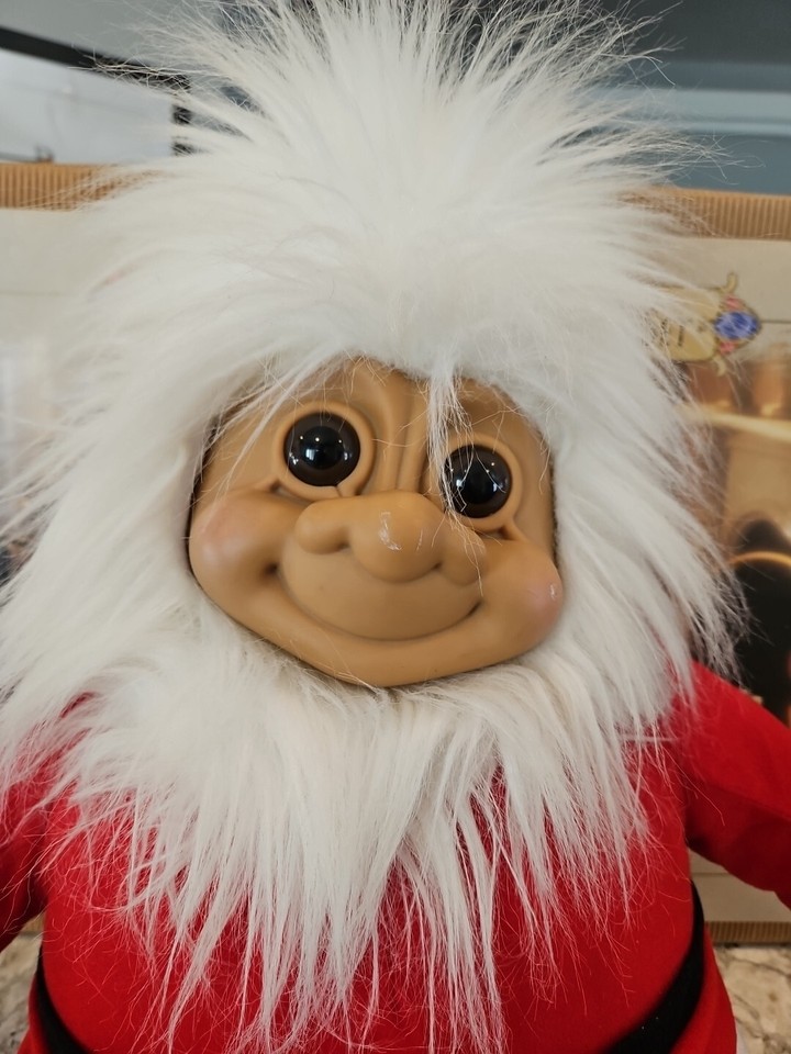 Russ JUMBO Santa Claus TROLL Doll 25" RARE Vintage Christmas | eBay