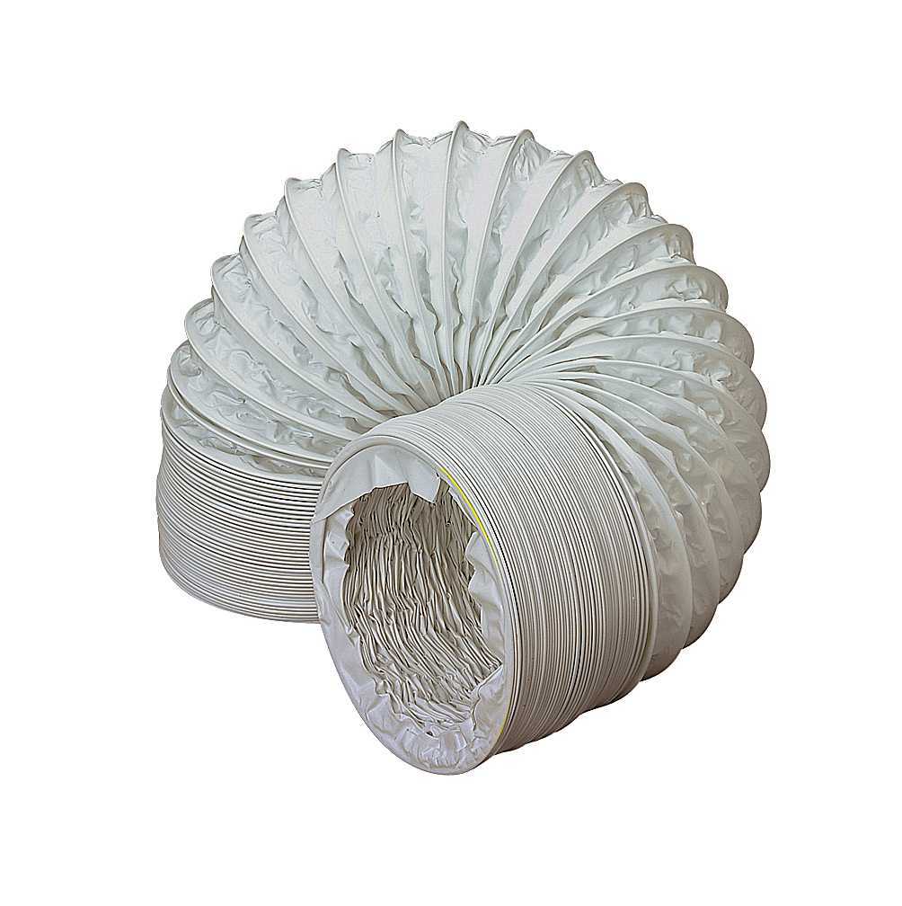 6", 220 x 90 Flat Channel Rectangular Plastic Ducting Extractor Fan ...