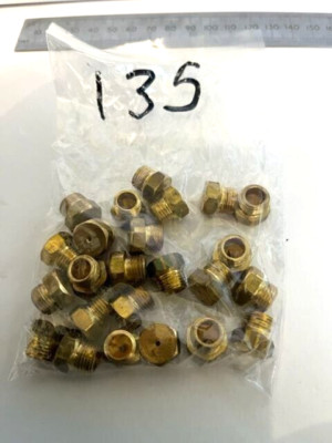 Natural Gas or LPG Propane Jet Nozzle Injector 135 Orifice Size 1.35mm ...