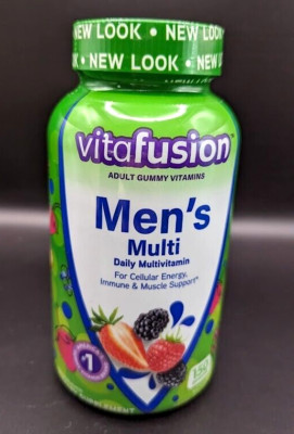 Vitafusion Adult Men's Multivitamin Dietary Supplement Gummies 150ct ...