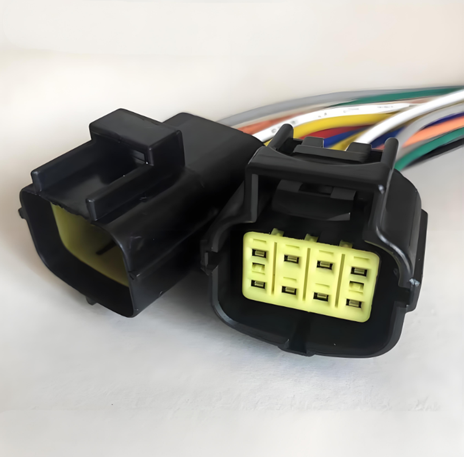 8-Pin Automotive Waterproof Connector Wire Harness Male and Female ...