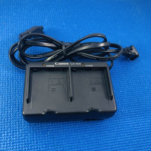 Genuine CANON CA-400 Camcorder Compact Power Adapter Dual Battery ...
