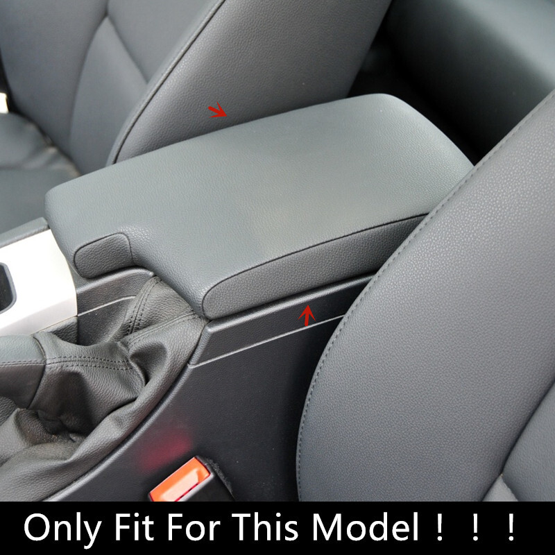 Car Console Armrest Box Panel Cover Carbon Fiber Color Trim For BMW 3 ...