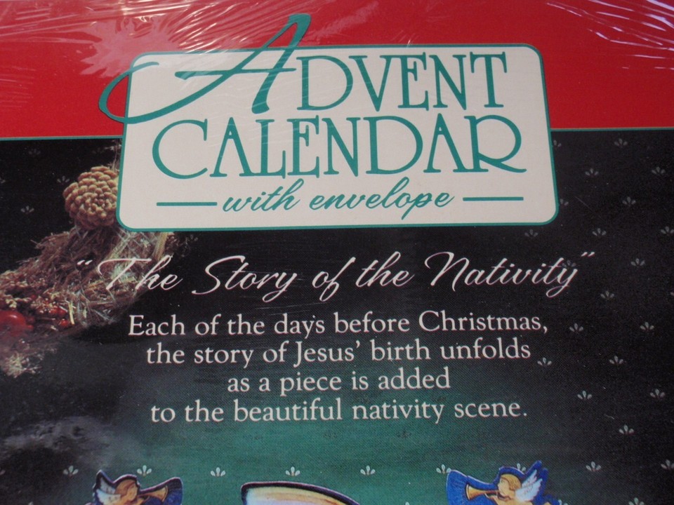 Vintage Hallmark The Story of Nativity Advent Calendar NOS | eBay