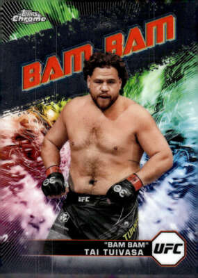 TAI TUIVASA 2024 Topps Chrome UFC AKA #AKA-18 MMA Bam Bam ID:99207 | eBay