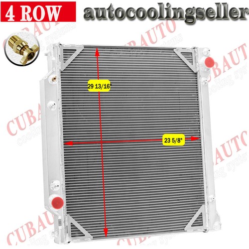 4Row Aluminum Radiator Fit 1997-2014 FORD E150 E250 E350 E450 5.4 V8 7. ...