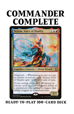 Veyran, Voice of Duality MAGECRAFT SPELLS Izzet Magic Mtg Custom ...