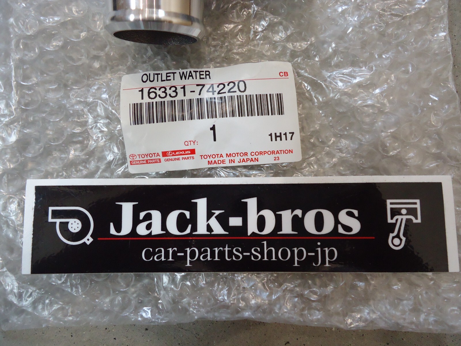 Toyota Genuine OEM Thermostat Housing Engine Coolant Outlet Water 16331 ...