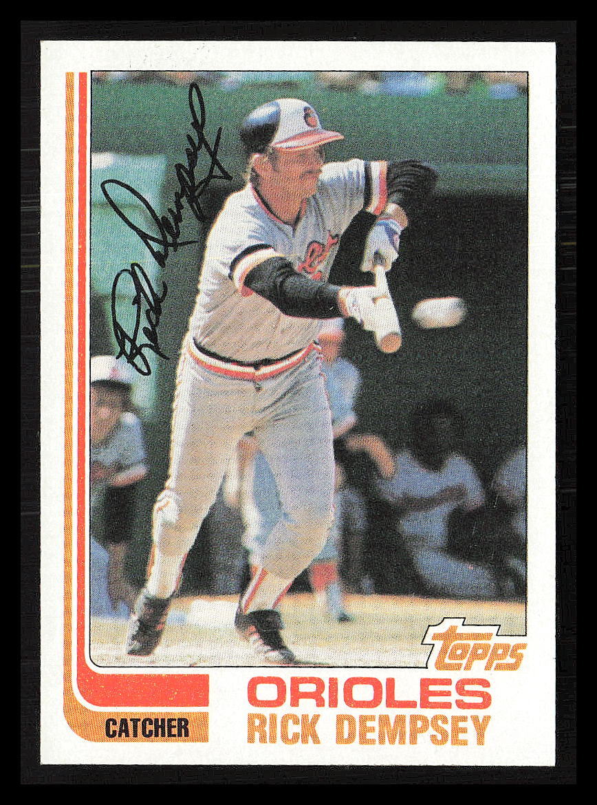 Rick Dempsey 1982 Topps #489 Baltimore Orioles | eBay