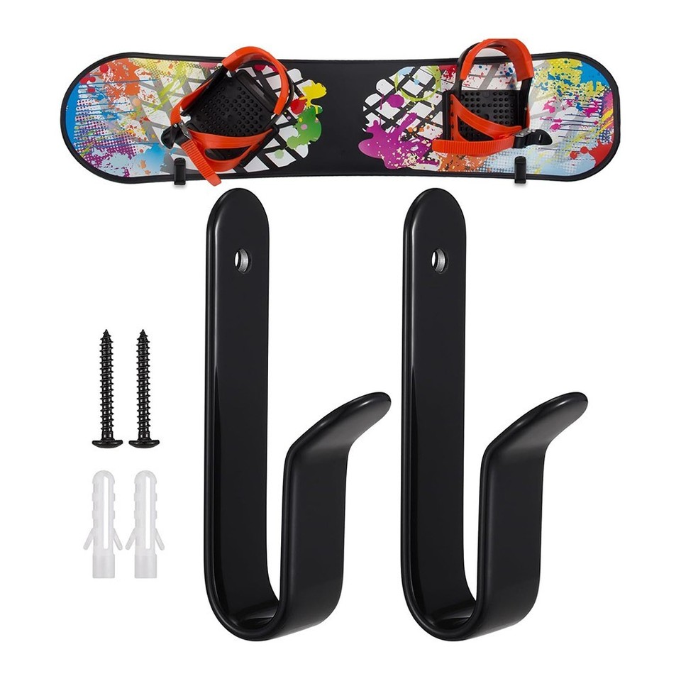 Horizontal Skateboard Mount Rack Iron 22mm Thickness for Snowboard Wall ...