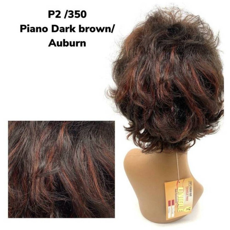 Unique 100% Human Hair Full Wig/ Style #32011 | eBay