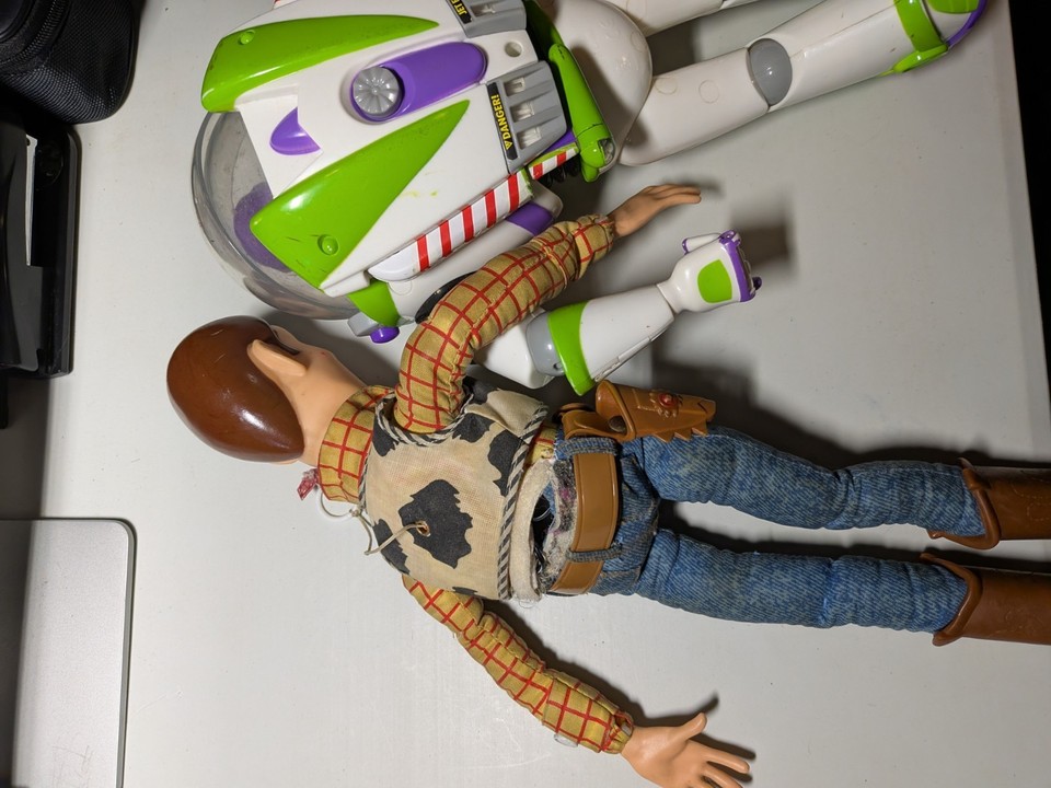 Toy Story Disney Bundle Buzz Woody large Action Figure Lot | eBay UK