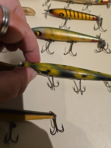 Vintage Creek Chub Smithwick Rapala Bill Dance Fishing Lures W ...