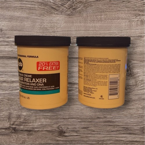TCB No Base Hair Relaxer with Protein and Super 2 Packs 18.oz EachFREE ...