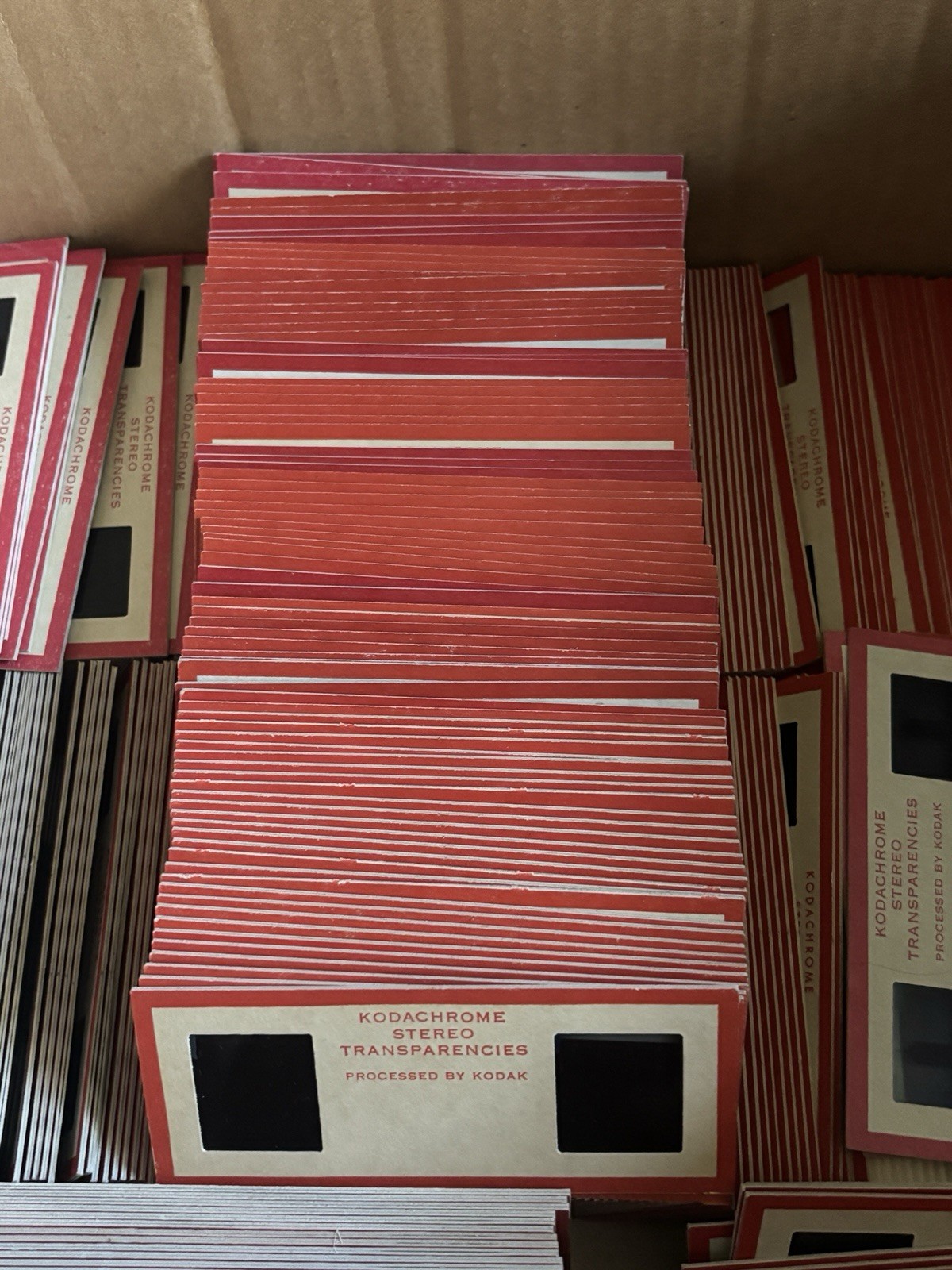 Red Border Kodachrome Stereo Slides Lot of 25 Random Original 3D ...