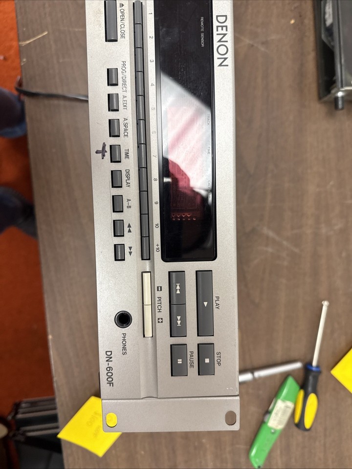 Denon DN-600F Single Compact Disc Player Rack Mount No Remote | eBay