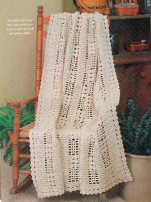 Shells & Lace Afghan Crochet Pattern Instructions | eBay