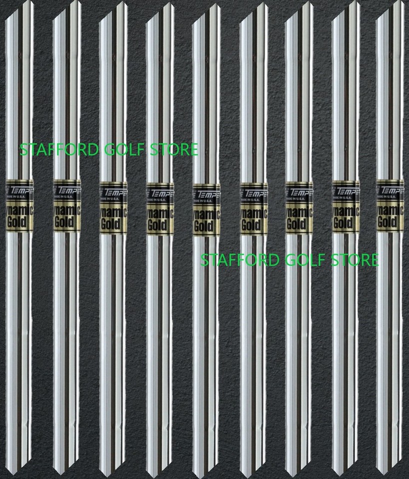 True Temper Dynamic Gold .370 Parallel Steel Iron Shaft R300 S200 S300 ...
