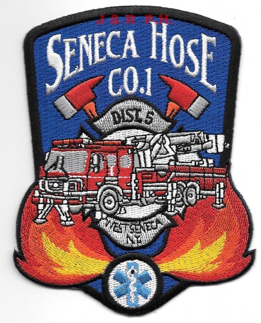 Seneca Hose Company - 1 / Dist. - 5, New York (3.5" x 4.5" size) fire ...
