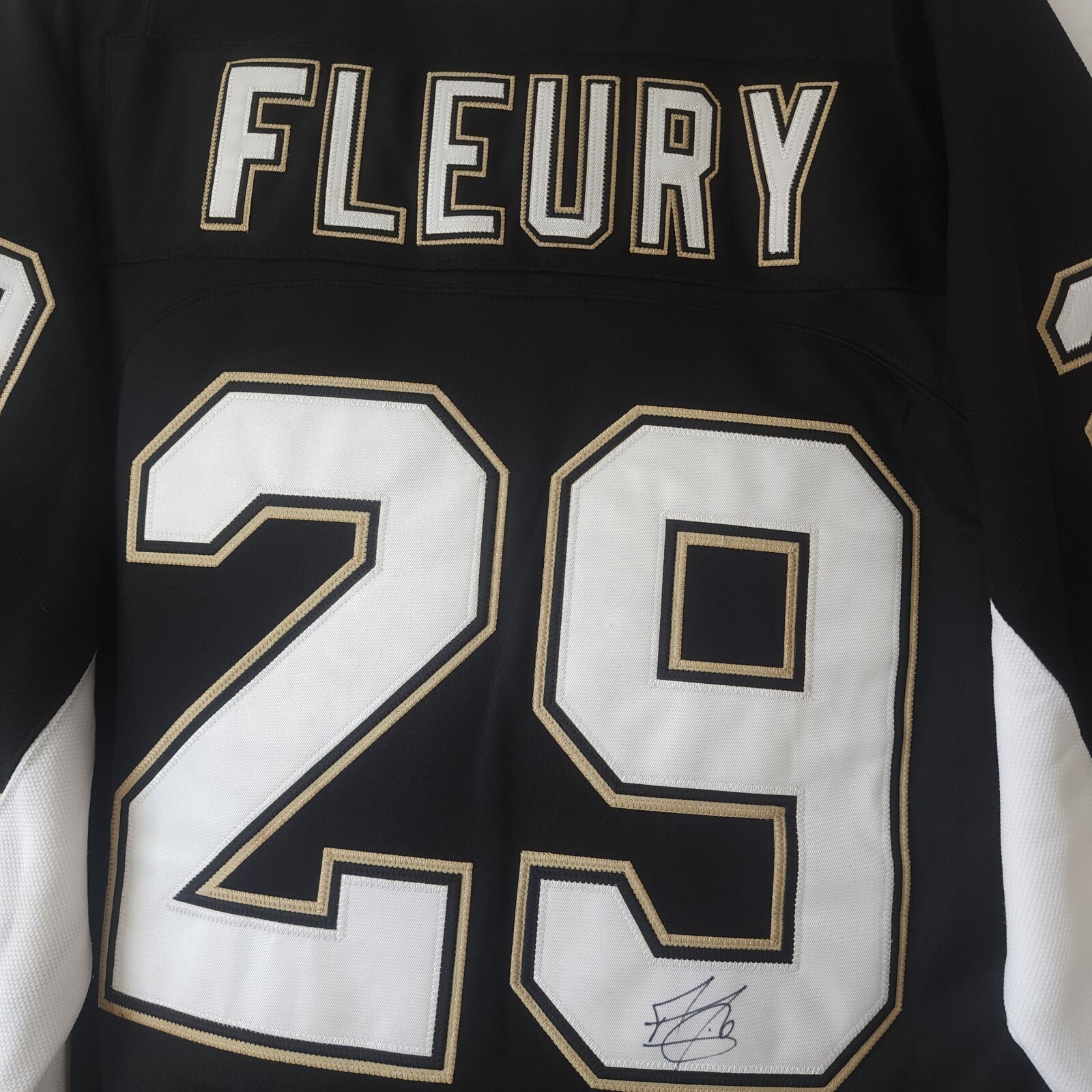 Marc-Andre Fleury Signed Jersey Pittsburgh Penguins Authentic Reebok | eBay