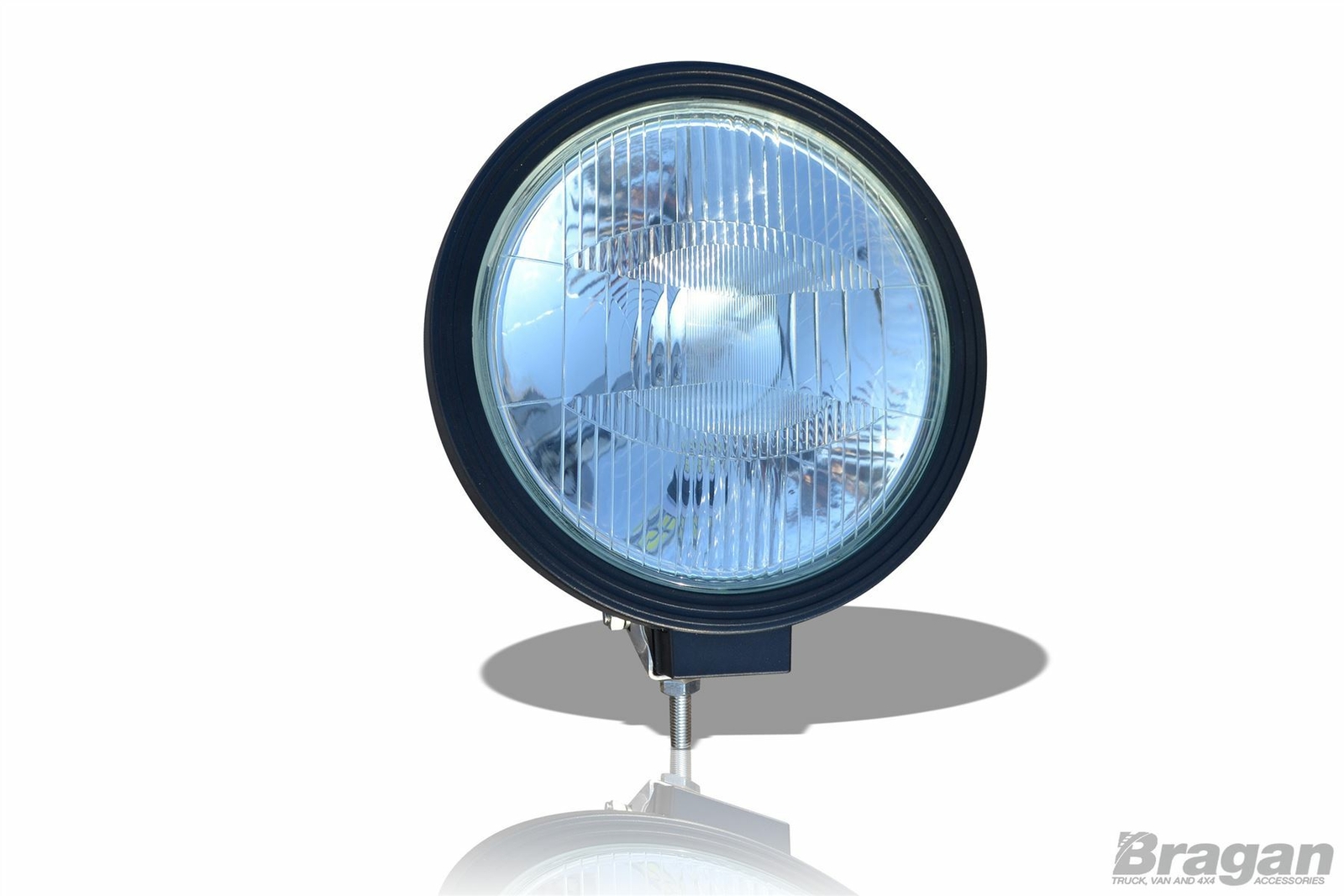 Roof Bar + Spot Lamps For MAN TGA LX Cab BLACK Stainless Steel Front ...