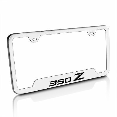 for Nissan 350Z Brushed Stainless Steel 50 States License Plate Frame ...