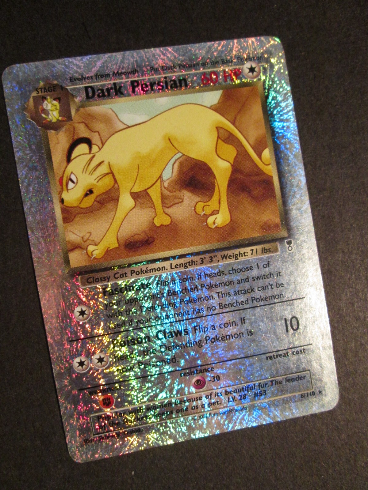 Dark Persian Pokemon